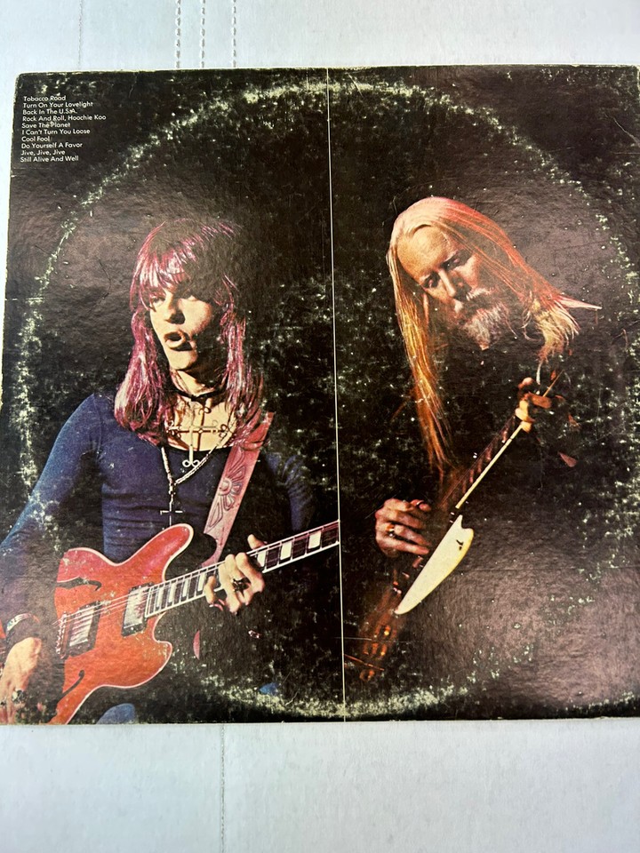 EDGAR WINTER’S WHITE TRASH ROADWORK VINYL LP EPIC RECORD LABEL 1972 VG ...