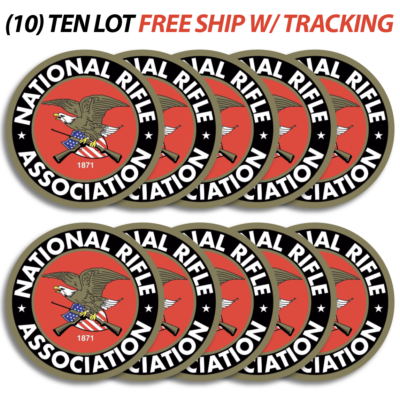 (10) NRA National Rifle Association Gun 2nd Amendment Vinyl Stickers ...