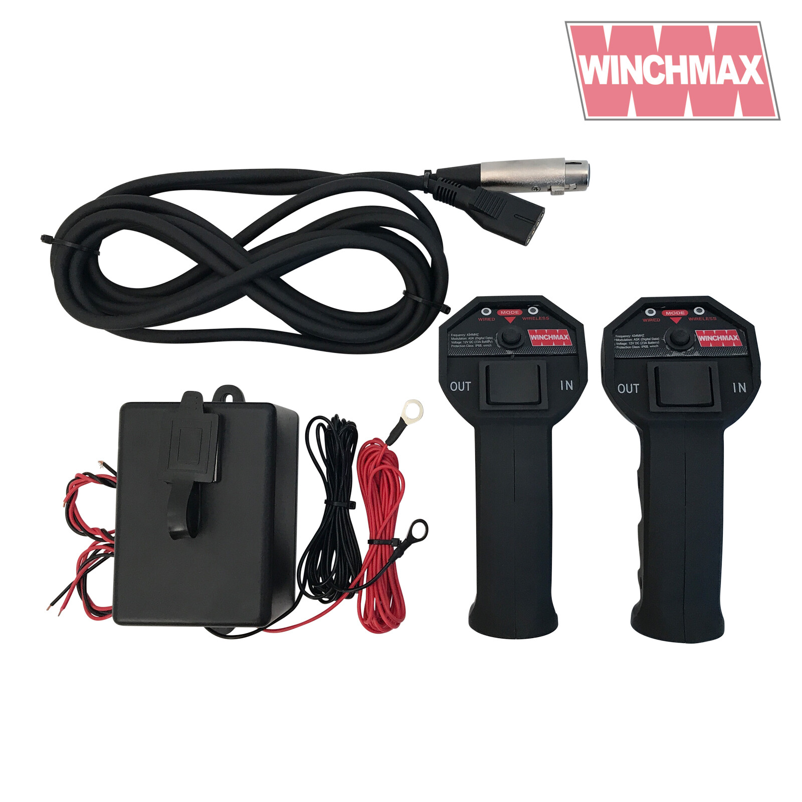 WIRELESS HYDRAULIC WINCH INSTALLATION KIT VALVE HOSES CONTROL GEAR 12V ...