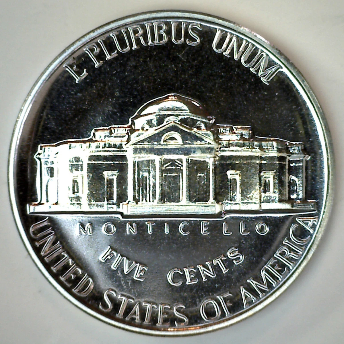 Nickel Coin Back