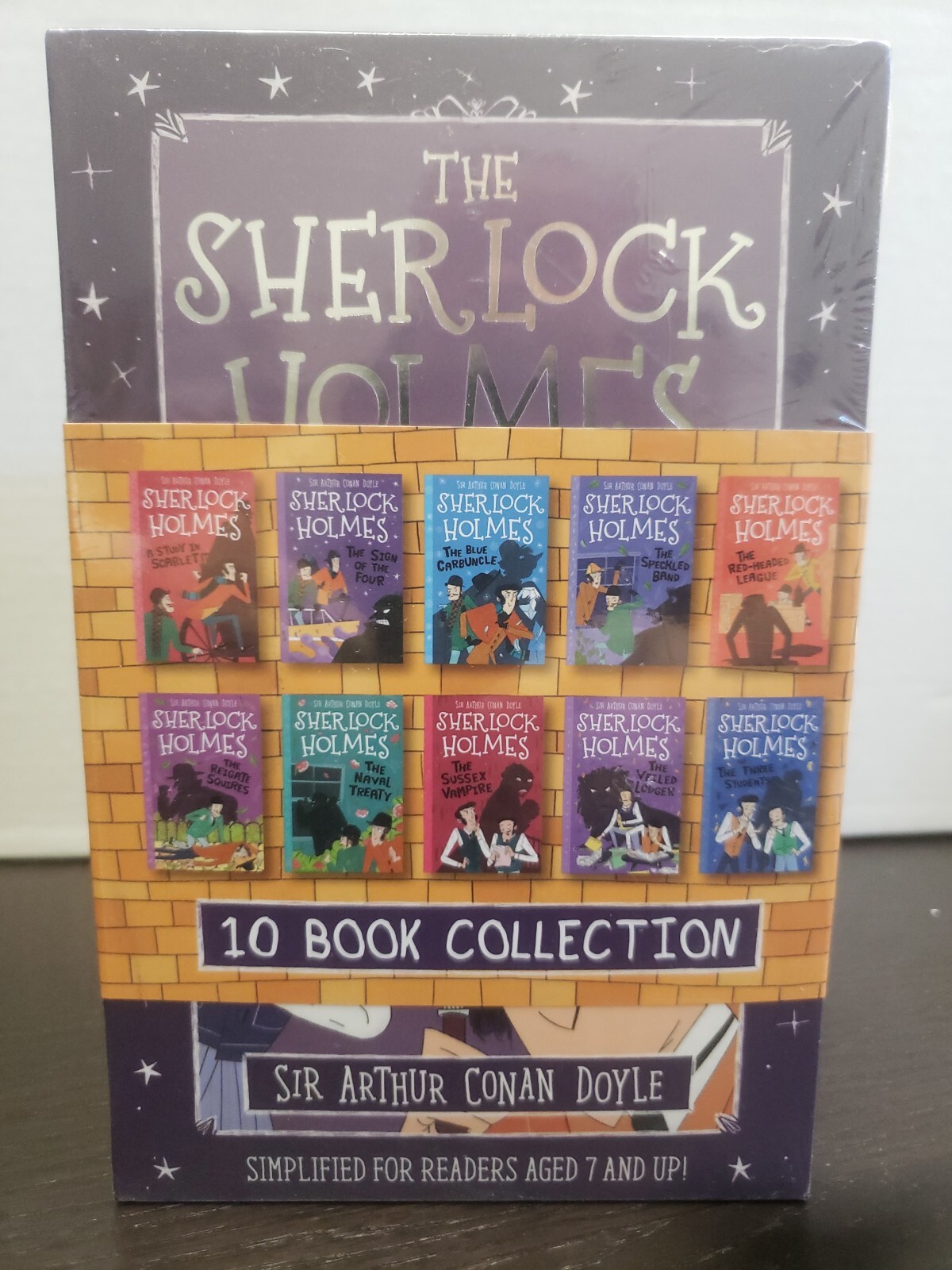 The Sherlock Holmes 10 book collection Sir Arthur Canon Doyle Brand New ...