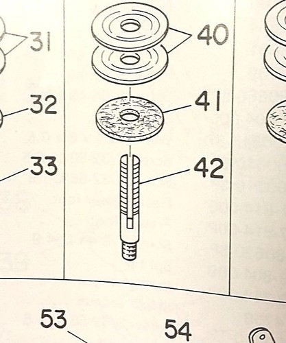 Juki MO-804, 814, 816, 2504, 2514, 2516 Thread Tension Post B3105-804 ...