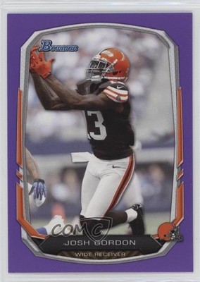 2013 Bowman Purple Josh Gordon #86 | eBay