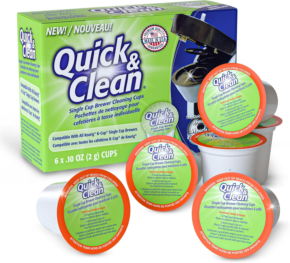 [6-Pack] Keurig Cleaning Pods - K Cup Cleaner Pod for Keurig - 2.0 ...