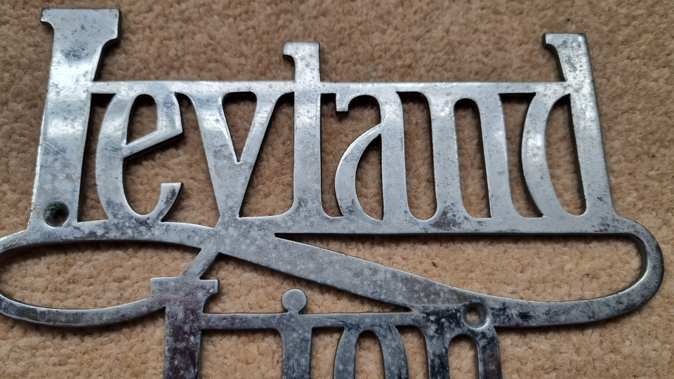 LEYLAND LION 1930's LT2 Ribble Radiator Bus Coach Badge Sign Plate ...