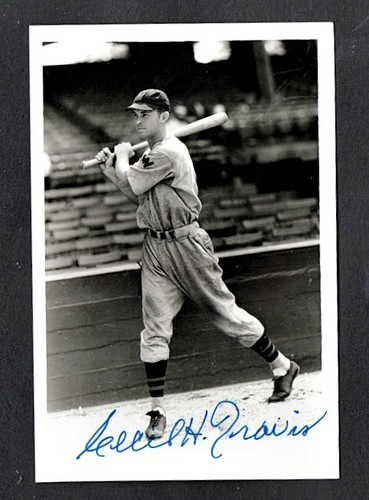 1933/47 CECIL TRAVIS WASHINGTON SENATORS 4X6 AUTOGRAPHED G. BRACE PHOTO ...