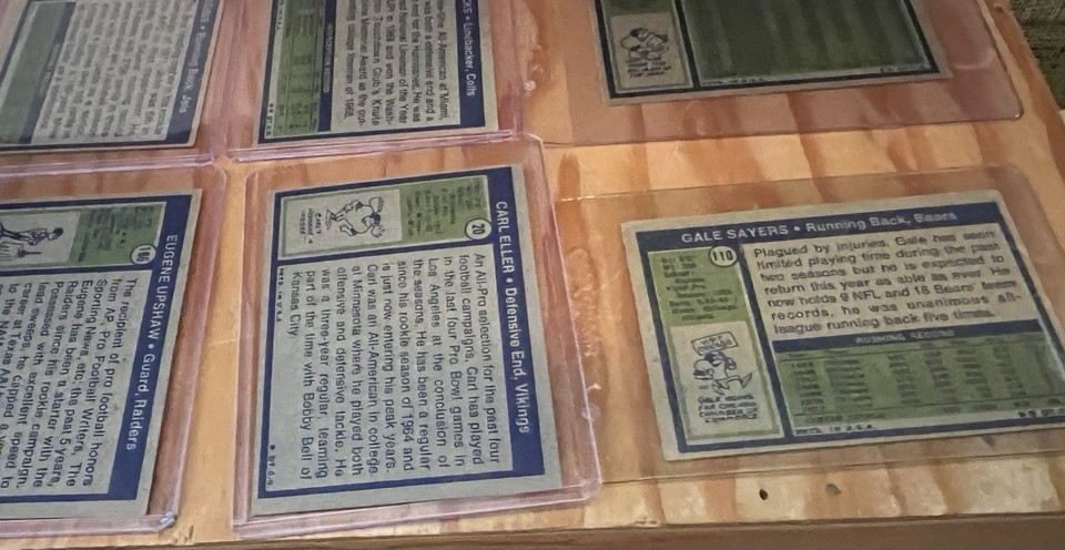1972 Topps Football Complete Set 1-263 Roger Staubach, Riggins RC PSA ...