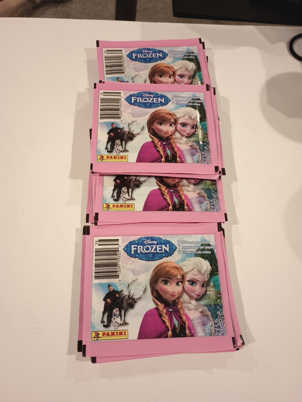 Disney Frozen Sticker Pack Lot of 40 Sealed Panini Packs 7 stickers per ...