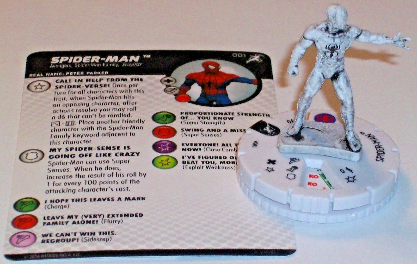 SPIDER-MAN 001 Superior Foes Of Spider-Man Marvel HeroClix Sketch ...