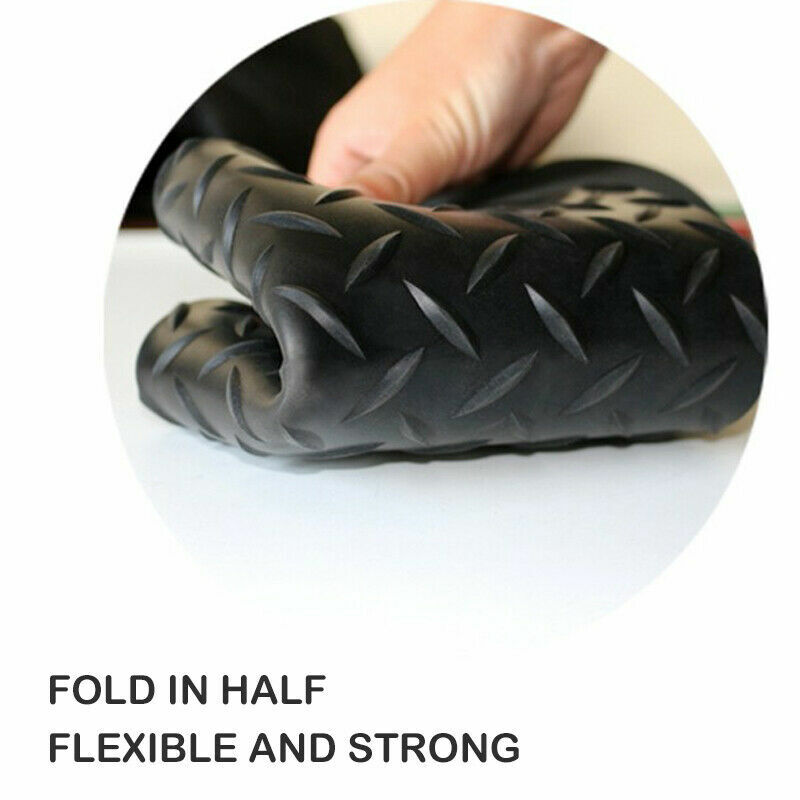 EXTRA THICK DIAMOND CHECKER - PLATE RUBBER GARAGE FLOORING MATTING ...