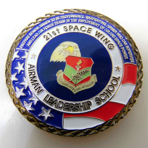 21ST SPACE WING AIRMAN LEADERSHIP SCHOOL CHALLENGE COIN | eBay