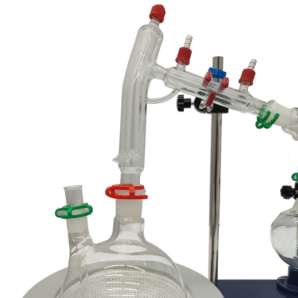 Short Path Distillation Kit 2L Molecular Distiller w/ Cold Trap ...