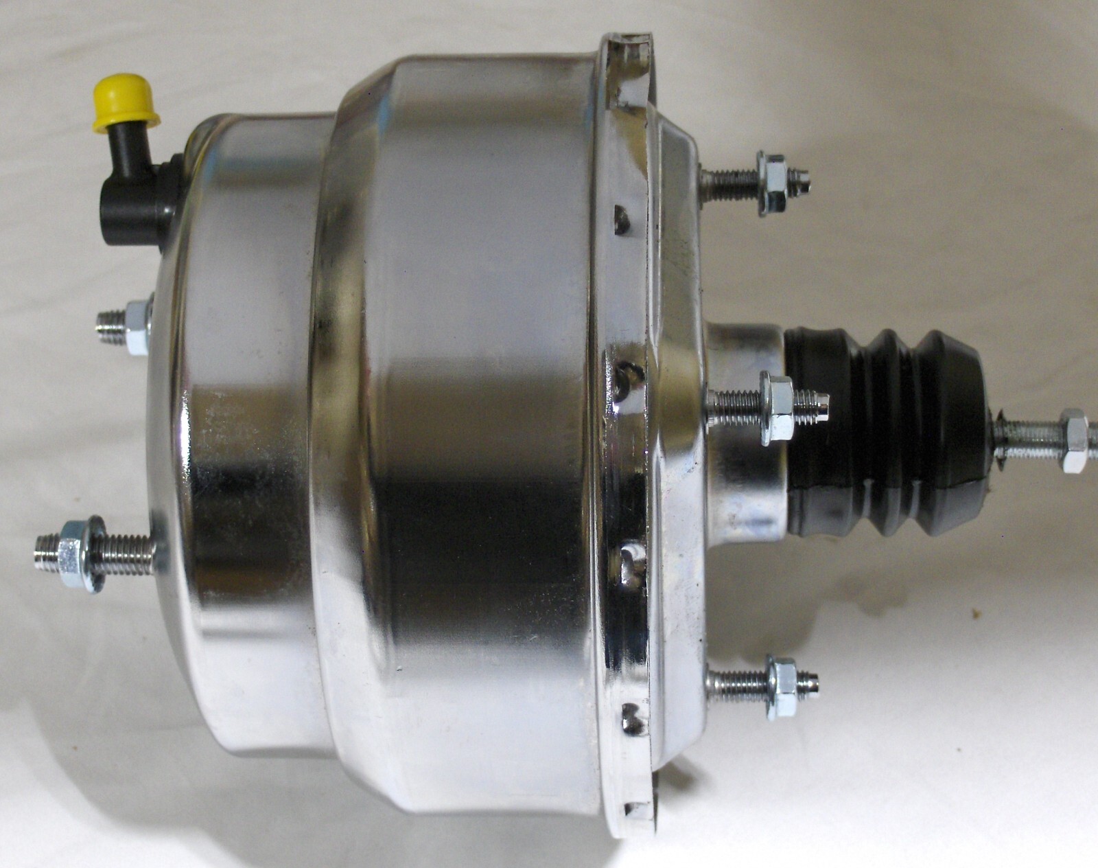8" Dual Silver Street Rod Power Brake Booster & Bail Top Master ...