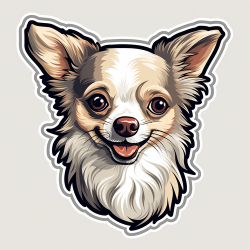 Autoaufkleber Sticker Niedlicher Chihuahua Aufkleber 9X9 cm | eBay.de