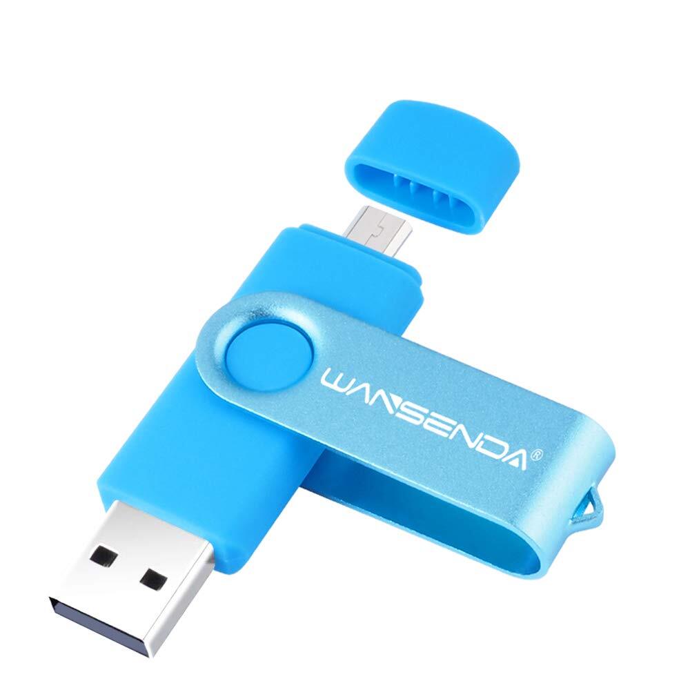 OTG USB Flash Drive 2 in 1 USB Memory Stick Micro & USB Pen Drive 16GB ...