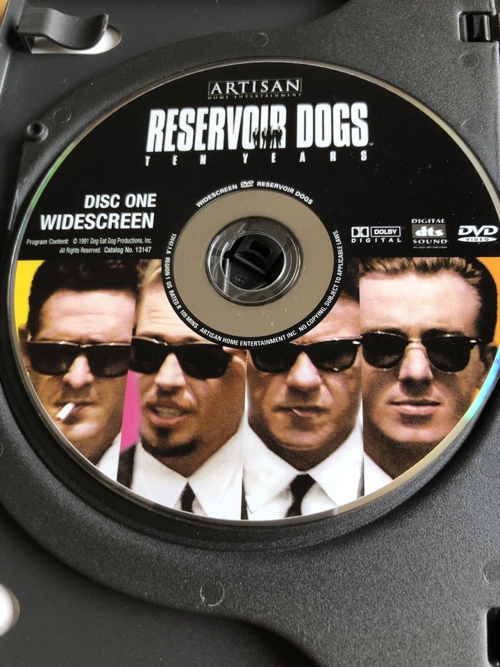 Reservoir Dogs ~ Quentin Tarantino Special Edition 2002 DVD - All ...