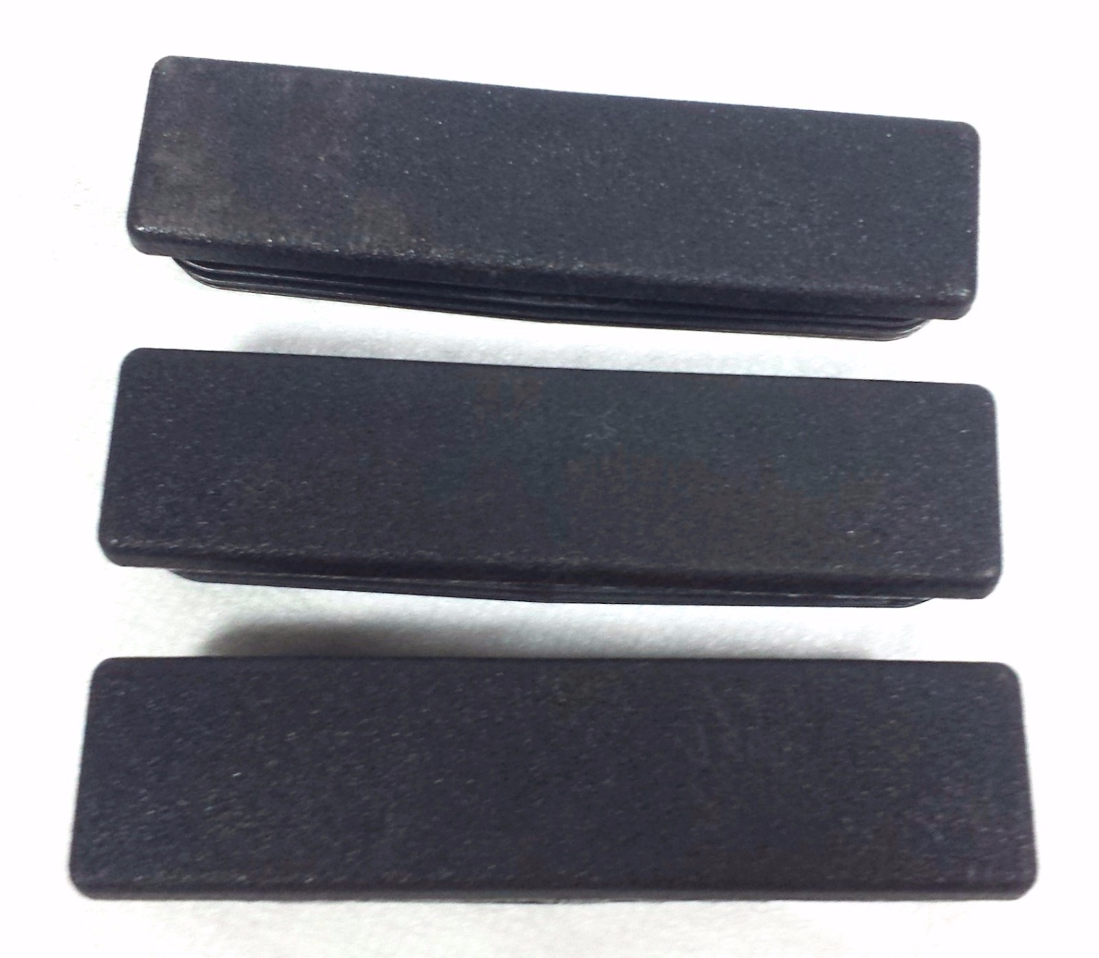 Rectangular Plastic End Cap 100x25mm - Black Flat Top | eBay Australia
