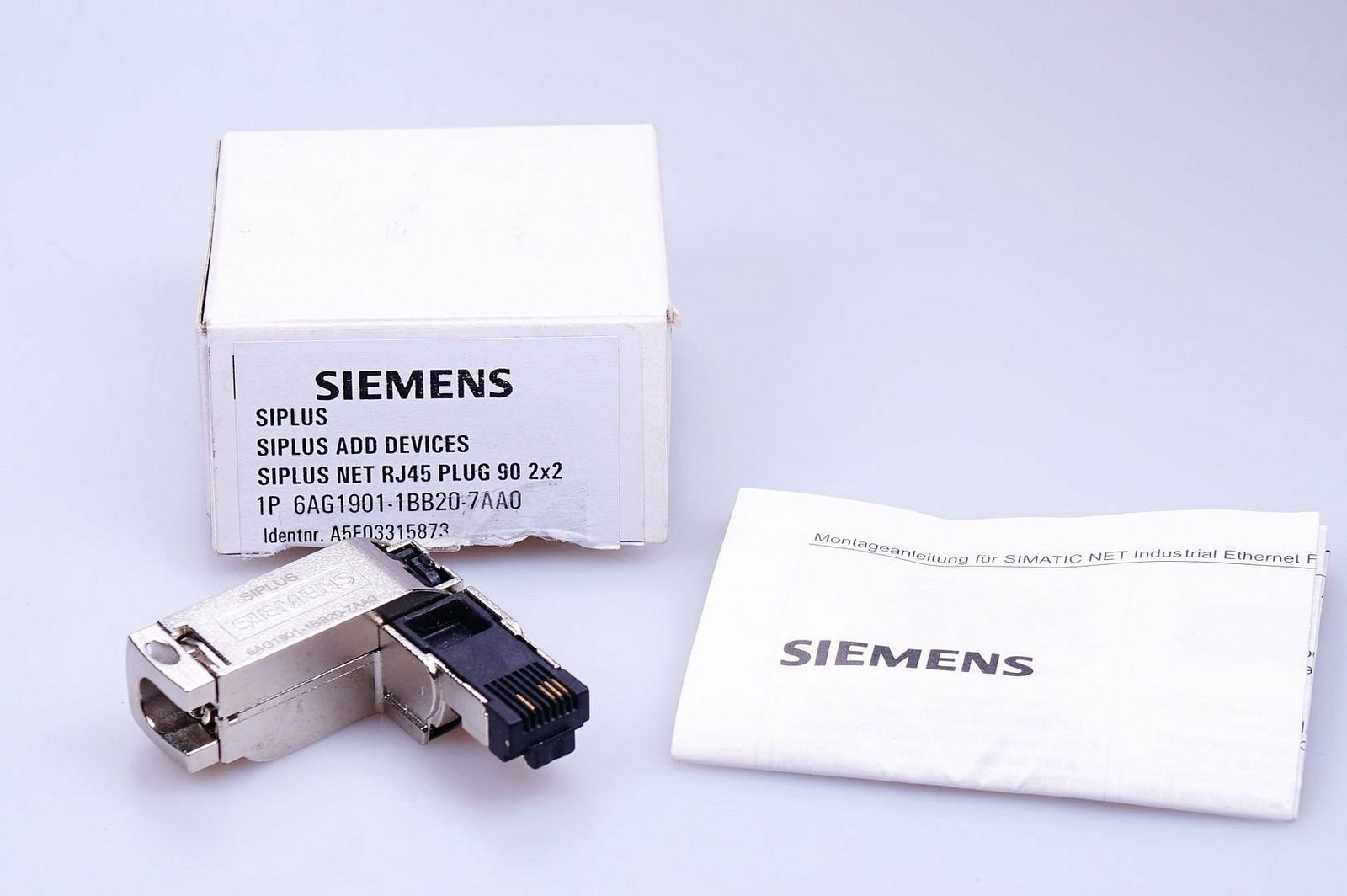 SIEMENS 6AG1901-1BB20-7AA0 Siplus Net RJ45 Plug 90° Soporte E: 03 | eBay