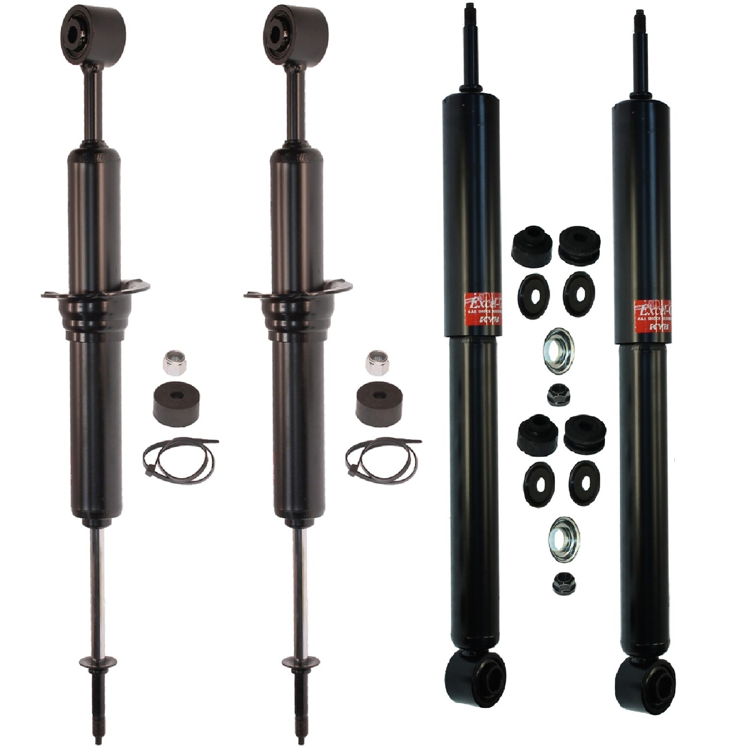 NEW Front Struts & Rear Shock Absorbers Excel-G KYB for Toyota 4Runner ...