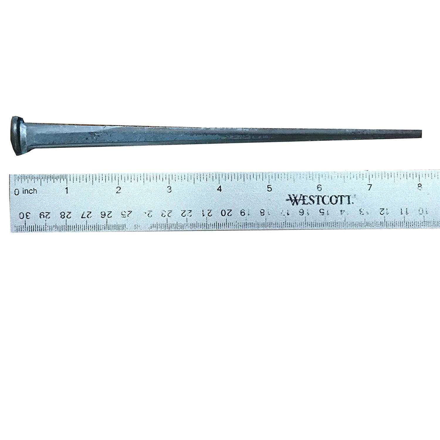 8"- STEEL SQUARE COMMON ROSE HEAD STANDARD-80d Nails | eBay