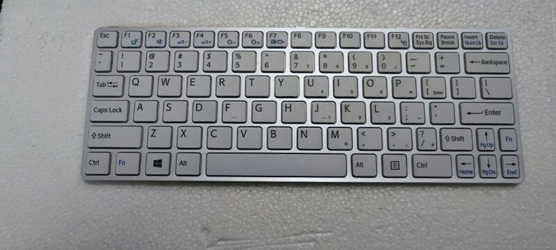 For sony VAIO E11 SVE11 SVE 11 SVE11115ELB Keyboard US Teclado White ...