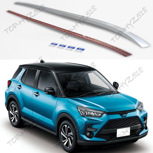 For Toyota Raize 2020-2025 Silver Roof Rack Rails Bars ABS 2pcs/ set | eBay