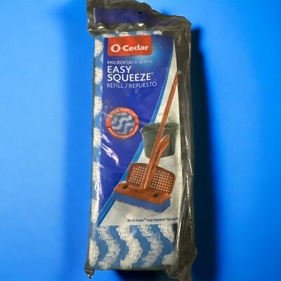 O Cedar Easy Squeeze Microfiber Wave Sponge Mop Refill, 3 Packages | eBay