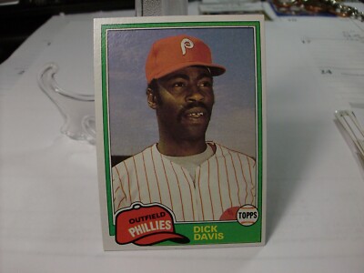 1981 Topps Traded #753 - Dick Davis - Philadelphia Phillies 81-776 | eBay