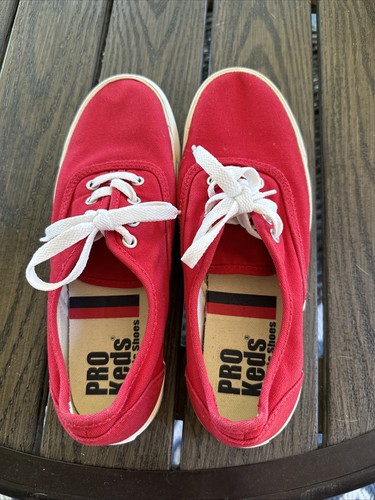 PRO-Keds Red Tennis Shoes Women’s Size 7.5 New Without Box 44208238698 ...