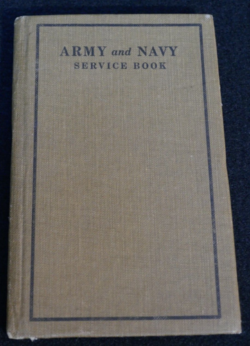 WWI US Army Navy Service Book Nat'l 1st Lutheran 1918 Stoughton ...