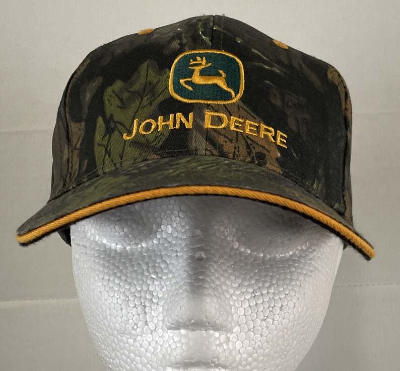 John Deere Tractors logo Camo Camouflage Baseball Cap… - Gem