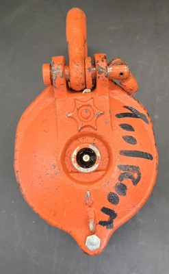 3 Ton Bail Snatch Block Hoist Rig-ging Shackle Wire Rope 4" Pulley | eBay