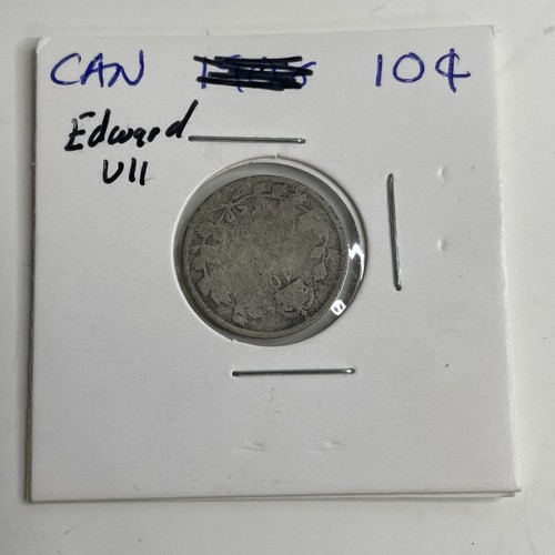 1800/1900s Newfoundland Silver 50-Cent Half Dollar Coin & CA 25 & 10 ...