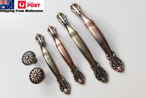 Traditional Cabinet Handles Copper Bras Antique Kitchen Door Handles | eBay