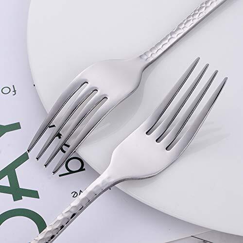 Dessert Forks Salad Fork 7.5 Inches Big Tea Fork Stainless Steel ...