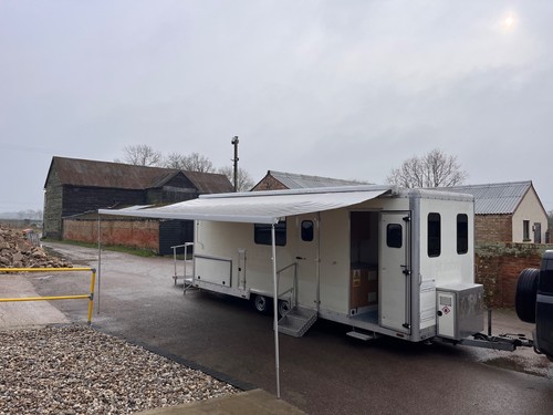 Towable Welfare Unit / Staff Office Canteen Trailer / Race trailer ...