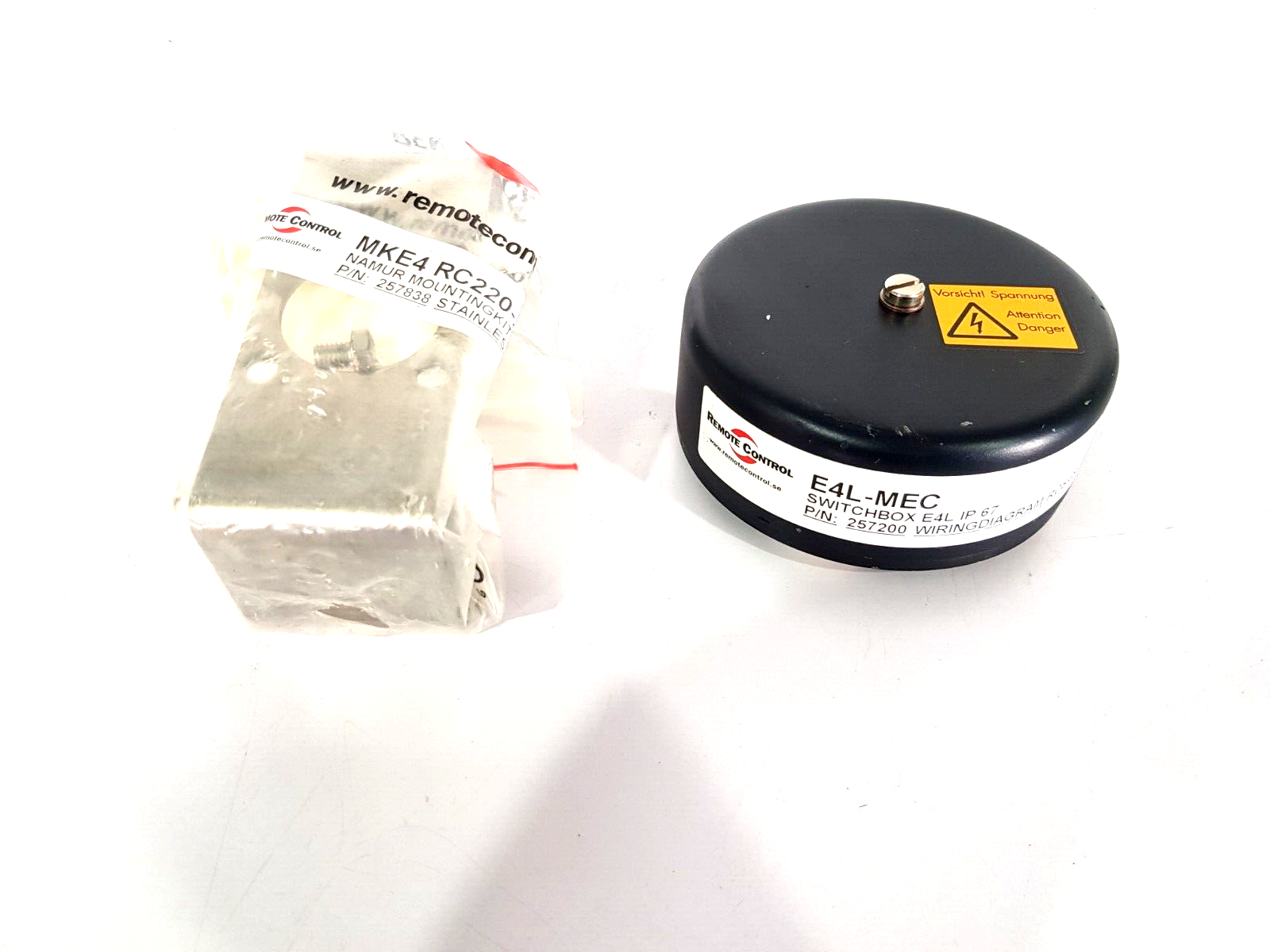 REMOTE CONTROL SWITCH BOX E4L IP67 E4L-MEC 257200 / FAST SHIP DHL OR ...