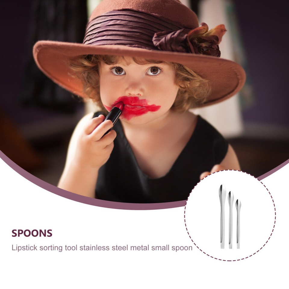 18 Pcs Stainless Steel Lipstick Dispenser Spoon Pharmacy Micro | eBay