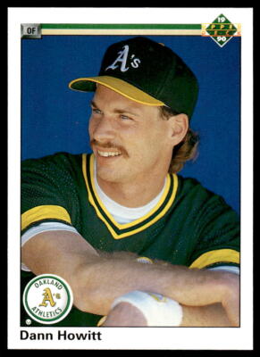 1990 Upper Deck 747 Dann Howitt Oakland Athletics Rookie Baseball Card ...