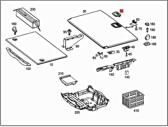 Genuine MERCEDES BBDC W242 C253 S205 S213 W176 Lock 09968001849051 | eBay
