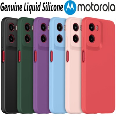 For Motorola Moto G05 / E15 Case Slim Liquid Silicone Shockproof Gel ...