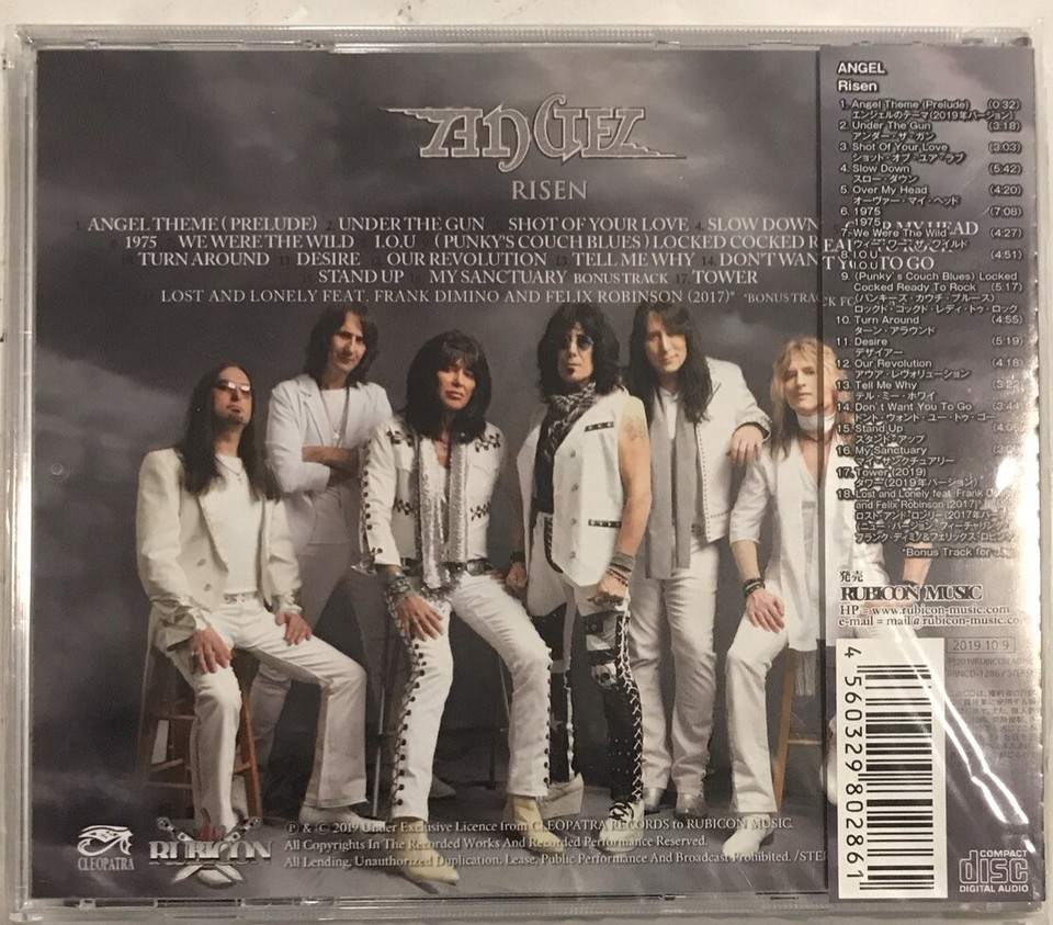 Angel - Risen CD 2019 Rubicon Music – RBNCD-1286 [Japan w/ OBI NEW] | eBay