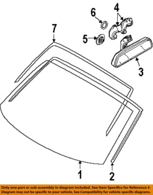 BMW OEM 03-08 Z4 Windshield Reveal Moldings-Reveal Molding 51317017021 ...