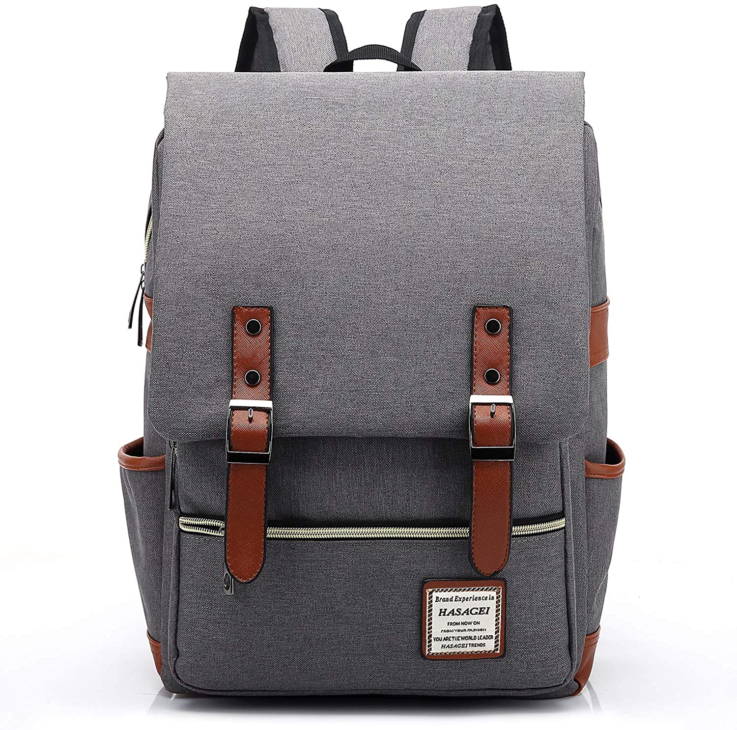 HASAGEI Backpack Vintage Unisex Rucksack Daypack Casual School Travel ...