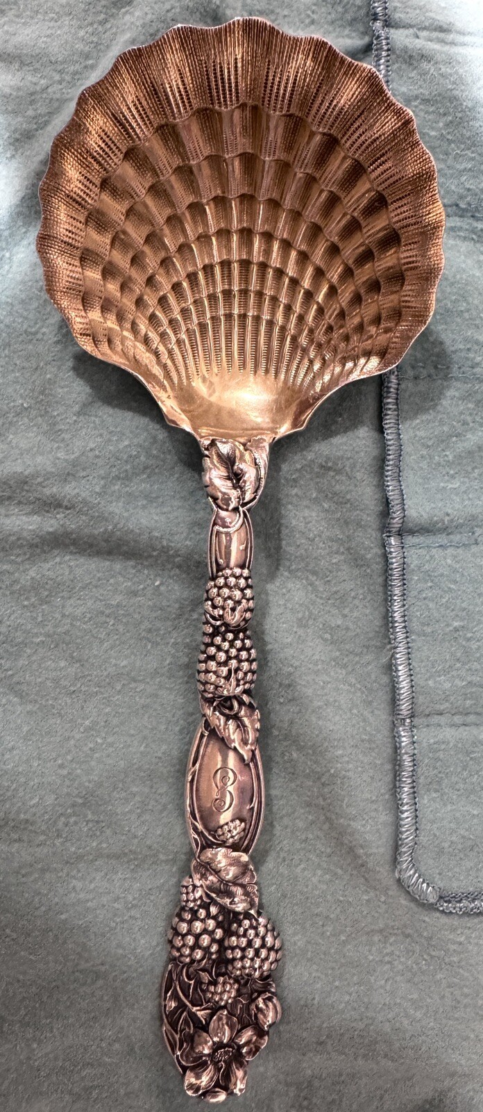 Vine by Tiffany and Co Sterling Silver Berry Spoon Clam Shell with ...