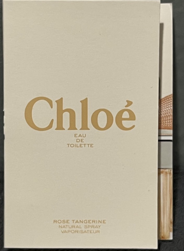 EMPTY Chloe Rose Tangerine Travel Fragrance Parfums Perfume Sample ...