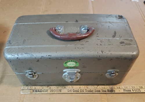 Vintage Watertite Union Chests Metal Tackle Tool Box #8007 19"x7"x7" | eBay