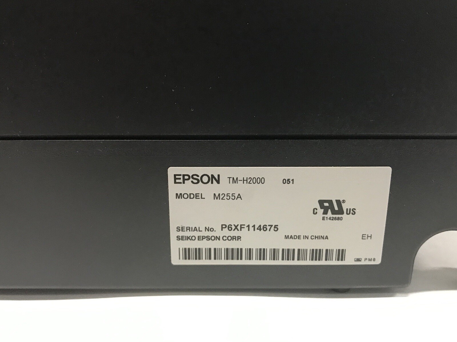 Epson Tm-h2000 POS Thermal Receipt Printer M255A for sale online | eBay