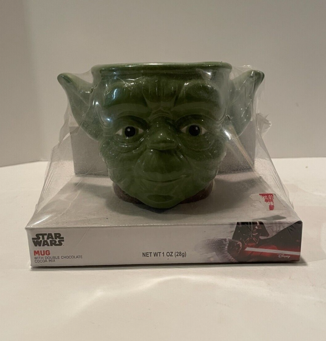 Star Wars Yoda Head Mug 3D Face Coffee Cup Green By Galerie | eBay