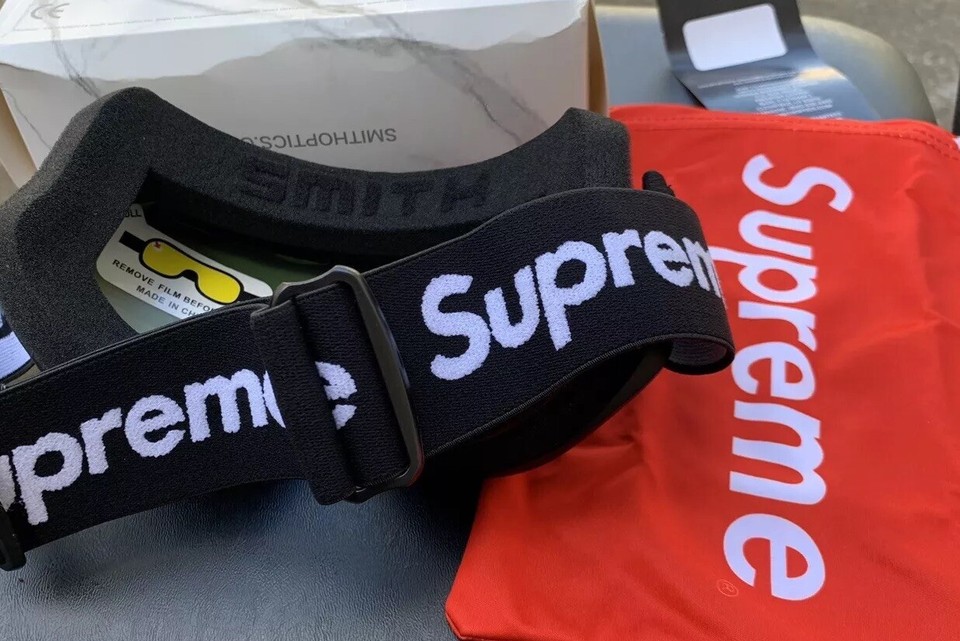 Supreme Smith Snowboard Goggle Ski Goggles Glasses Black FW15 Colorway ...